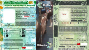 Onde fica o codigo de segurança da cnh nova e antiga 2025